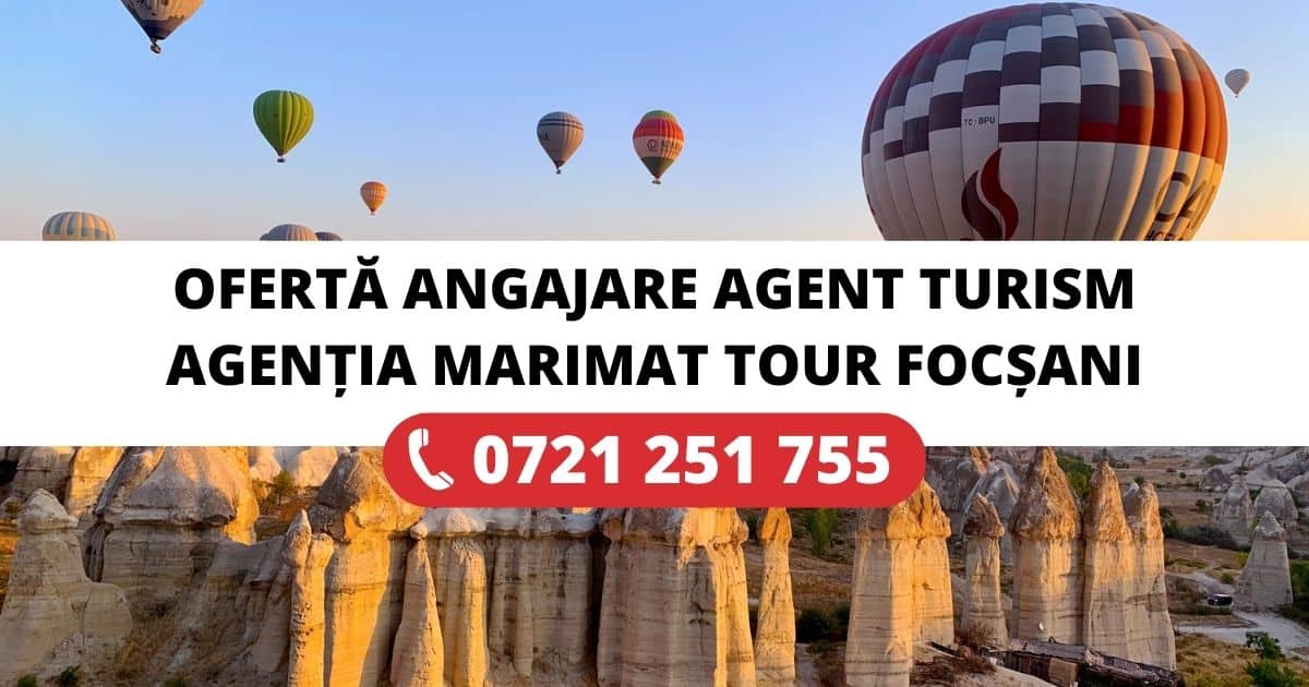 Ofertă angajare Agent Turism - Marimat Tour, Focșani